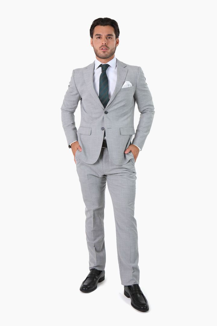 FRANCISCO TOLLI SLIM SELF DESIGN SUIT – BRANDS