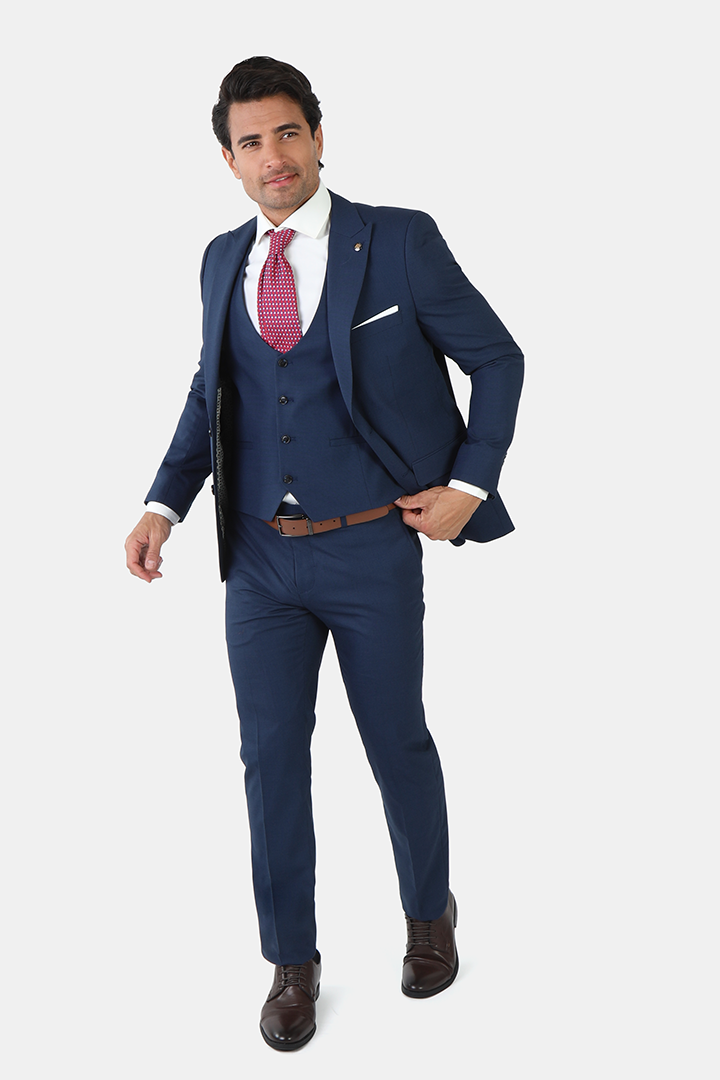 JACK MORGAN SLIM PIN TEXTURE SUIT FORMAL 2 BUTTON 2 VENT – BRANDS